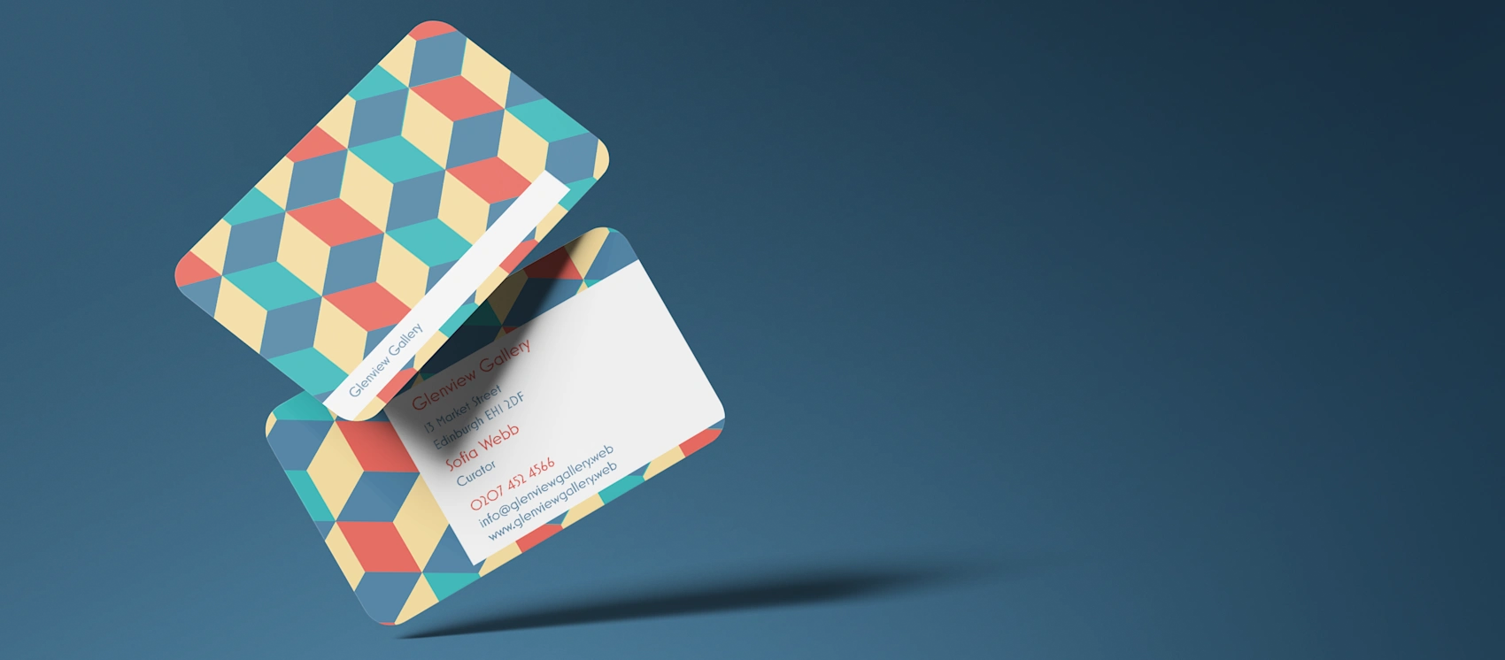 Design & Print Custom Rounded Corner Business Cards Website